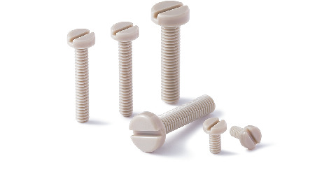 SPE-PS(INCH)_Plastic Screw - Slotted Pan Head Machine Screw - PEEK ...
