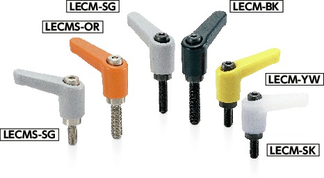 LECM_Plastic Clamp Lever - Miniature Type, Male Screw|NBK | The Motion ...