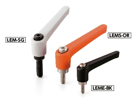 LEM_Plastic Clamp Lever, Male Screw|NBK | The Motion Control Components