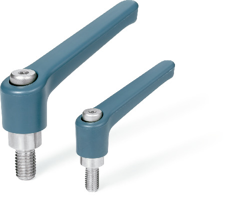 LEMS-10-25-MD_Metal Detectable Plastic Clamp Levers (Male Screws)|NBK ...