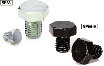 SPM-M6-E_Stopper Bolts - Steel|NBK | The Motion Control Components