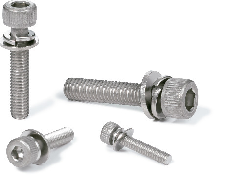 SNSI3T-M4-8_Titanium Hex Socket Head Cap Screws with Captive Washers ...