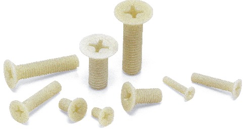 SPA-F_Plastic Screws - Cross Recessed Flat Head Machine Screws - RENY ...